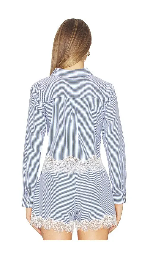 Cami Nyc Luisa Cropped Button Down Top In . Also