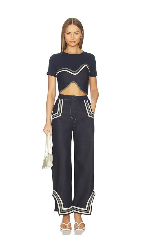Azulu Ceci Top - Navy