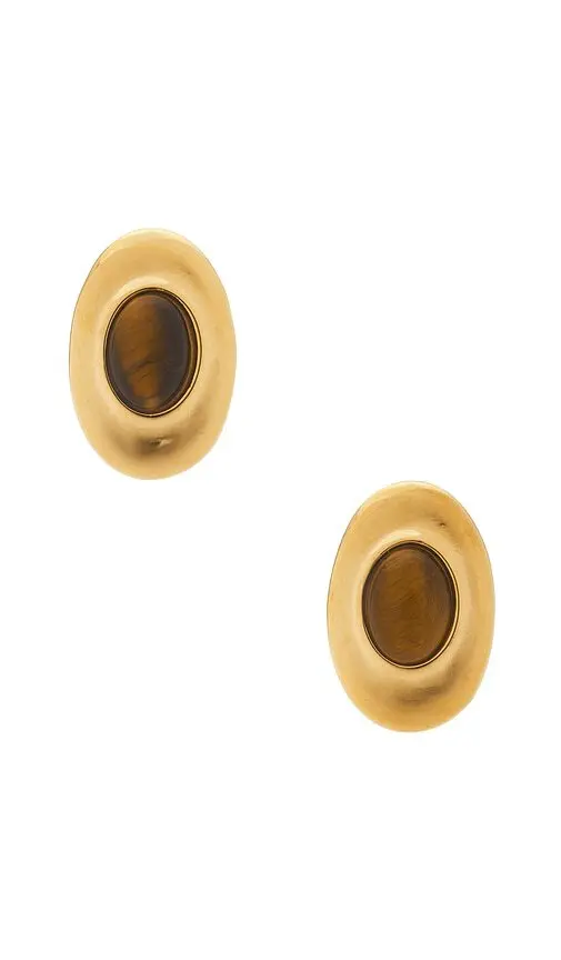 AMBER SCEATS Bisbee Earrings - Brown