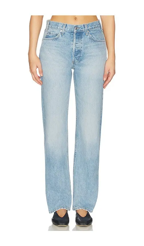 NILI LOTAN Briana Jean In Light Wash - Blue