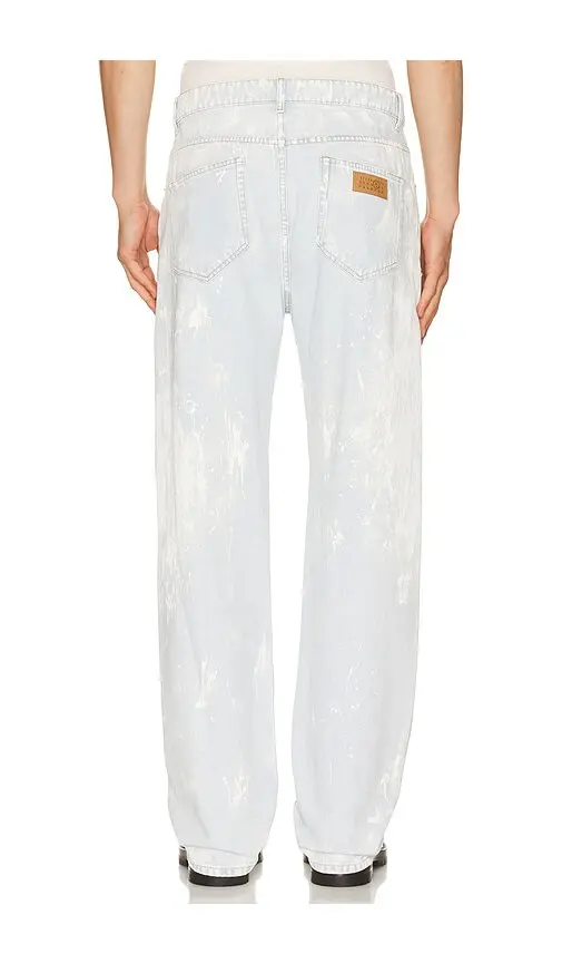 MAISON MARGIELA Paint Splattered Denim Jeans