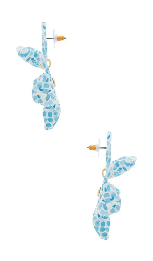 Lele Sadoughi Small Pearl Lily Earrings