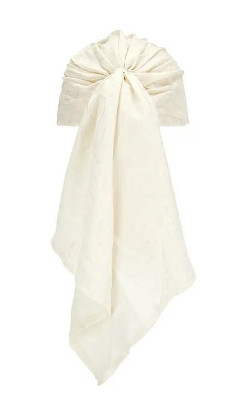 Lele Sadoughi Sophia Eyelet Scarf Cap