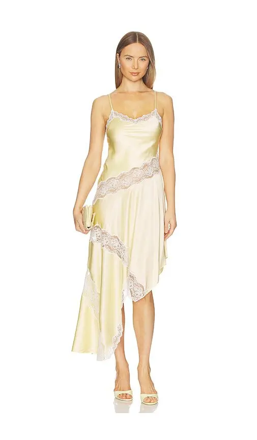 LOVERS AND FRIENDS Nisa Midi Dress - Yellow