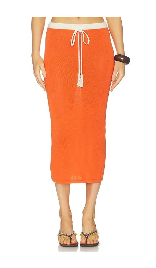 LESLIE AMON Noelle Skirt - Orange