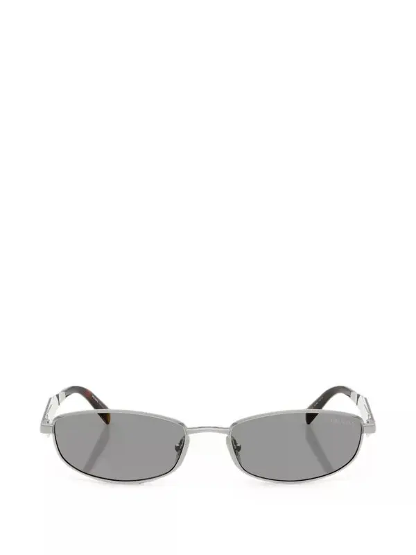 Prada Rectangle-frame Sunglasses - Silver