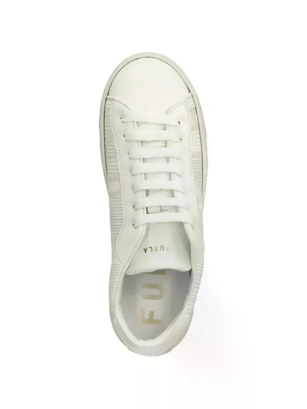 Furla Monogram Pattern Flatform Sneakers