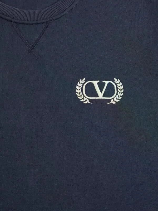 Valentino Garavani Logo-embroidered Sweatshirt