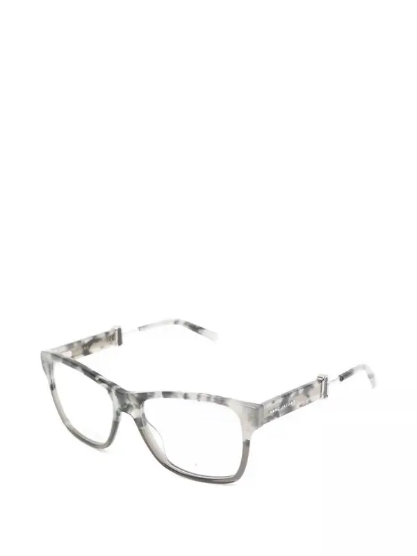Marc Jacobs Tortoiseshell Pattern Full Rim Rectangle Eyeglasses