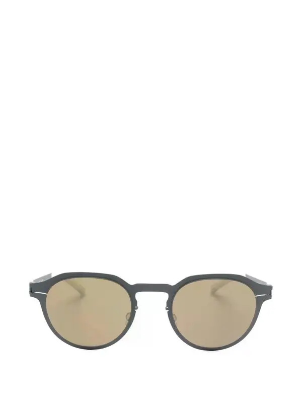 Mykita Leon Round Frame Sunglasses - Grey