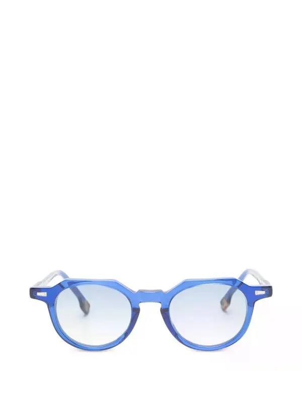 KYME Lars Geometric Frame Sunglasses - Blue