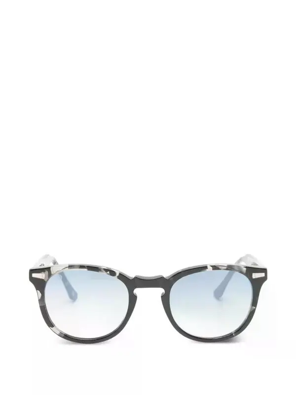 KYME Dorian Round-frame Sunglasses - Grey