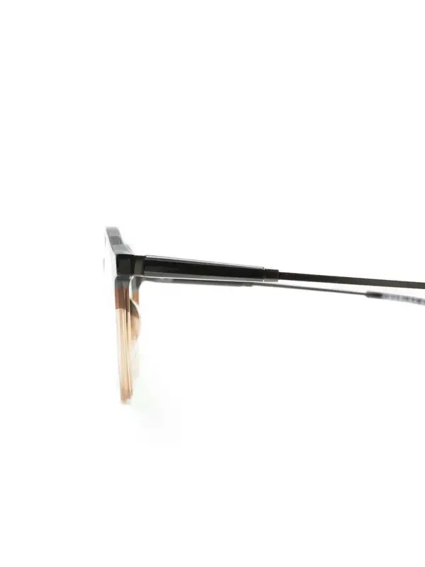 CHARLES STONE Two-tone Geometric-frame Glasses
