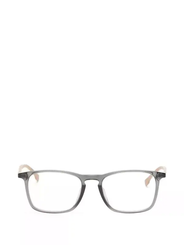 BOSS Rectangle Frame Eyeglasses - Grey