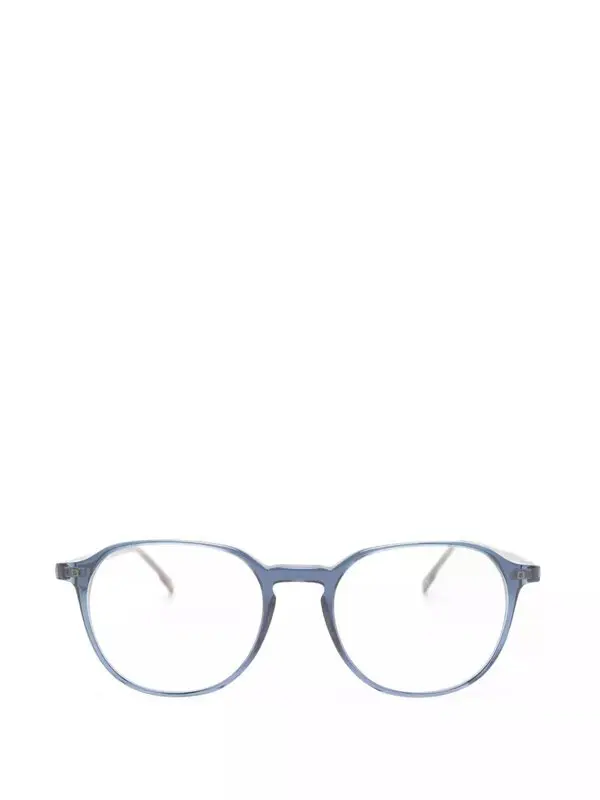 MOLESKINE Round Frame Tortoiseshell Effect Glasses - Blue