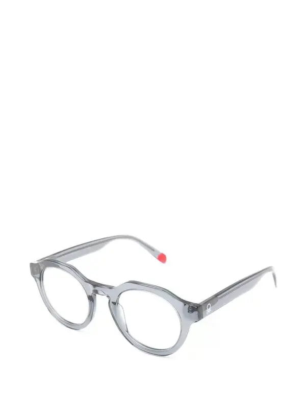 BENETTON Theodore Round Frame Eyeglasses - Grey