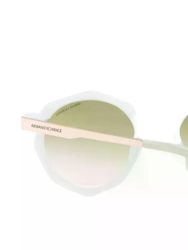 Armani Exchange Geometric Frame Sunglasses