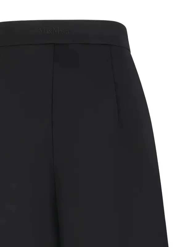 Max Mara Wide-leg Palazzo Pants - Black