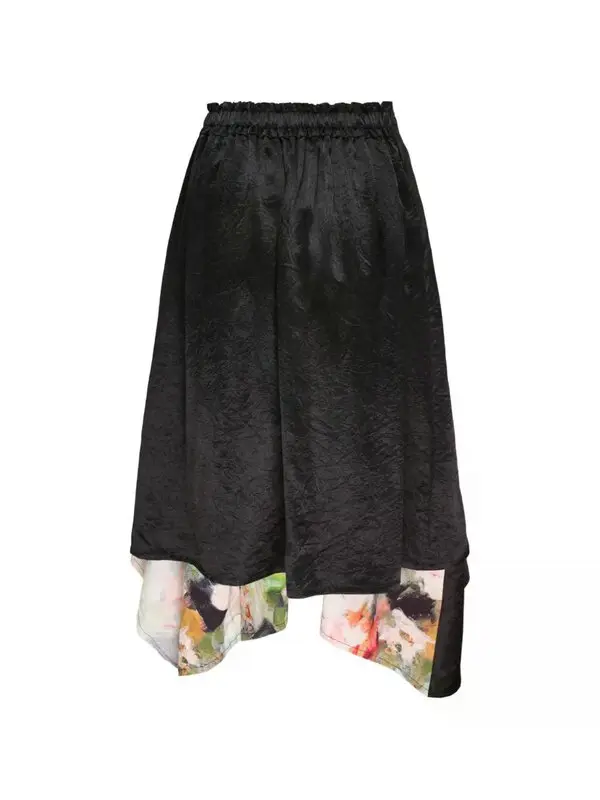 CAROLINE HU Slashing Layered Skirt