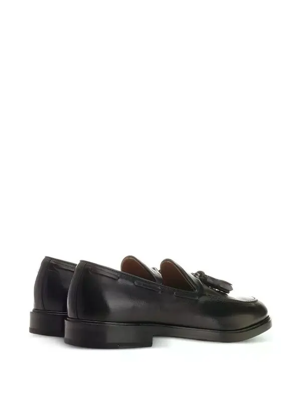 CORVARI Tassel Detail Boat Shoes - Black