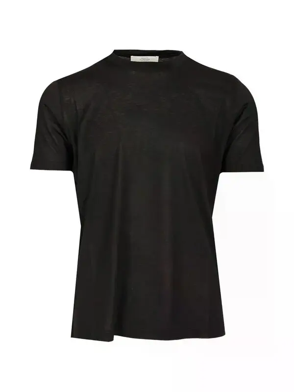 MAURO OTTAVIANI Silk-jersey T-shirt - Black