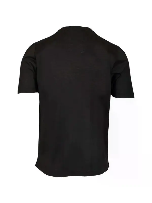MAURO OTTAVIANI Silk-jersey T-shirt - Black
