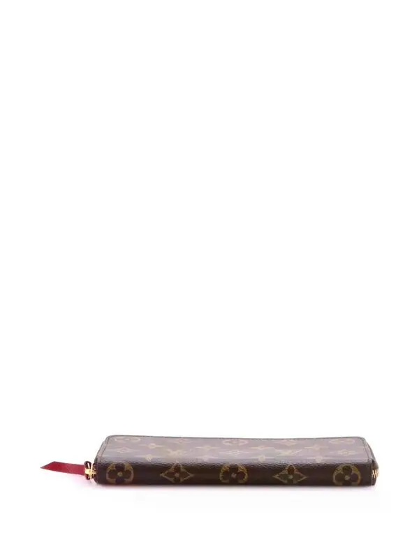 LOUIS VUITTON Clemence Wallet Monogram Canvas Small Wallets