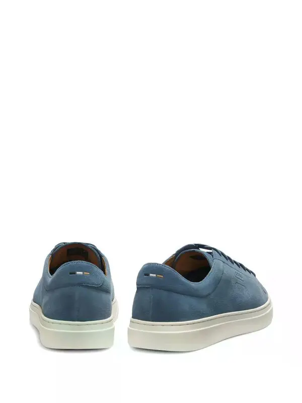BOSS Suede Lace-up Sneakers - Blue