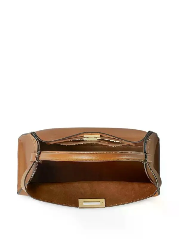 Fendi Medium Way Leather Tote Bag - Brown
