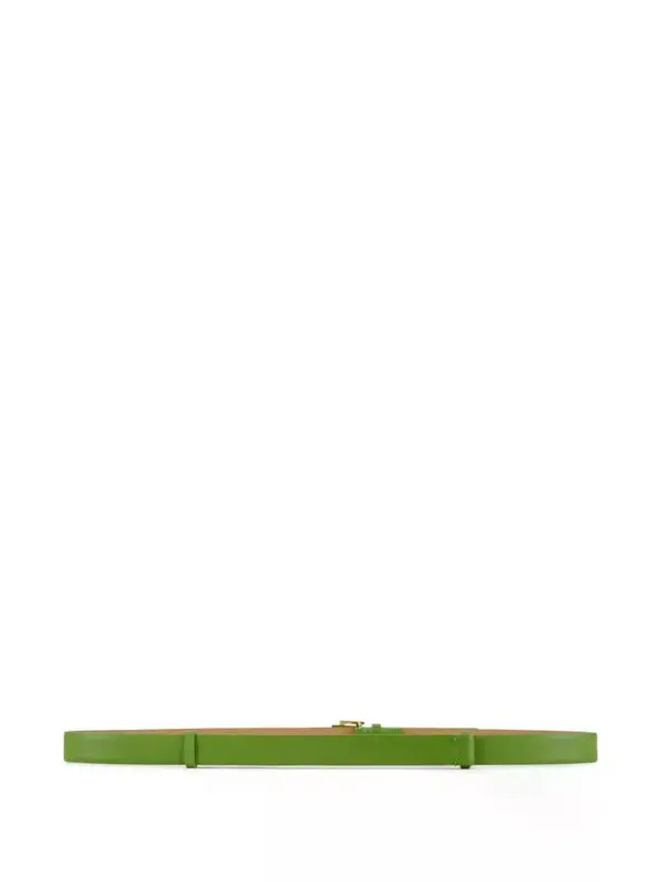 Elisabetta Franchi Genuine Leather Belt With Buckle - Green