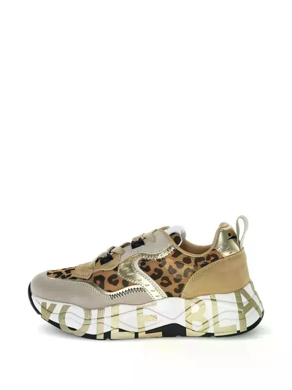 VOILE BLANCHE Club105 Leopard Print Sneakers
