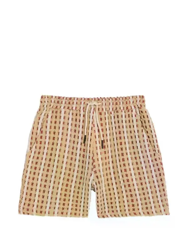 OAS Company Plaid Seersucker Shorts