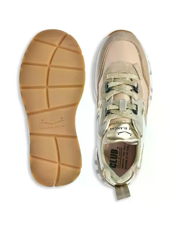 VOILE BLANCHE Club105 Lace-up Sneakers With Paneled Design