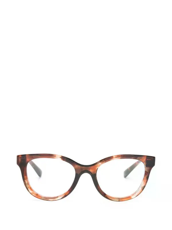 Dolce & Gabbana Tortoiseshell-effect Cat-eye Glasses - Brown