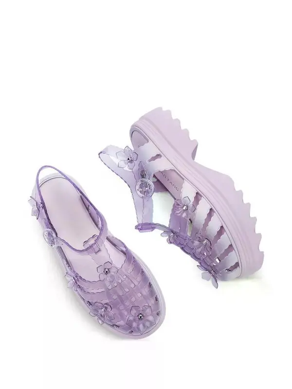 Melissa X Susan Fang Possession Platform Sandals - Purple