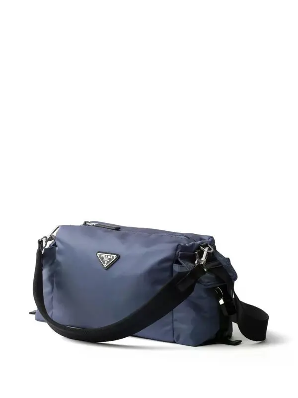 Prada Re-nylon And Leather Bag - Blue