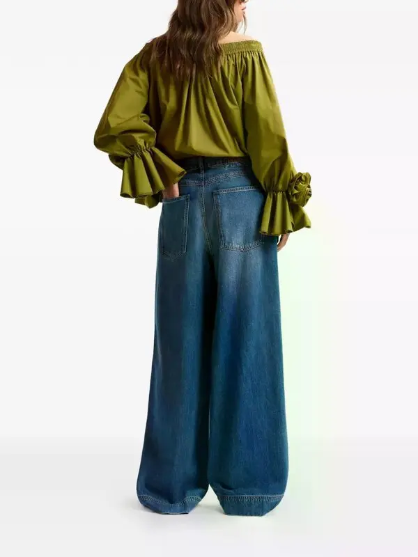 Essentiel Antwerp Pleated Wide-leg Jeans