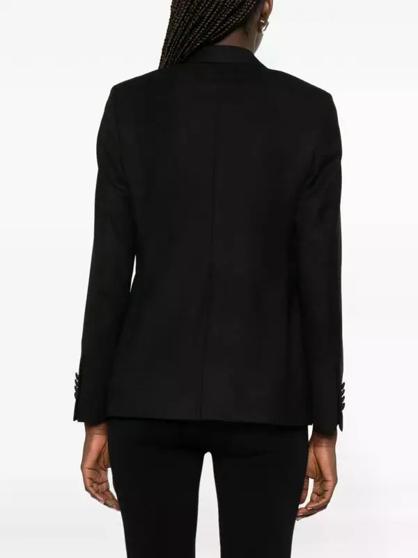 LUIGI BIANCHI MANTOVA Double-breasted Blazer - Black