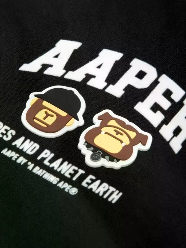 AAPE BY *A BATHING APE Aaper Crew-neck Sweatshirt - Black