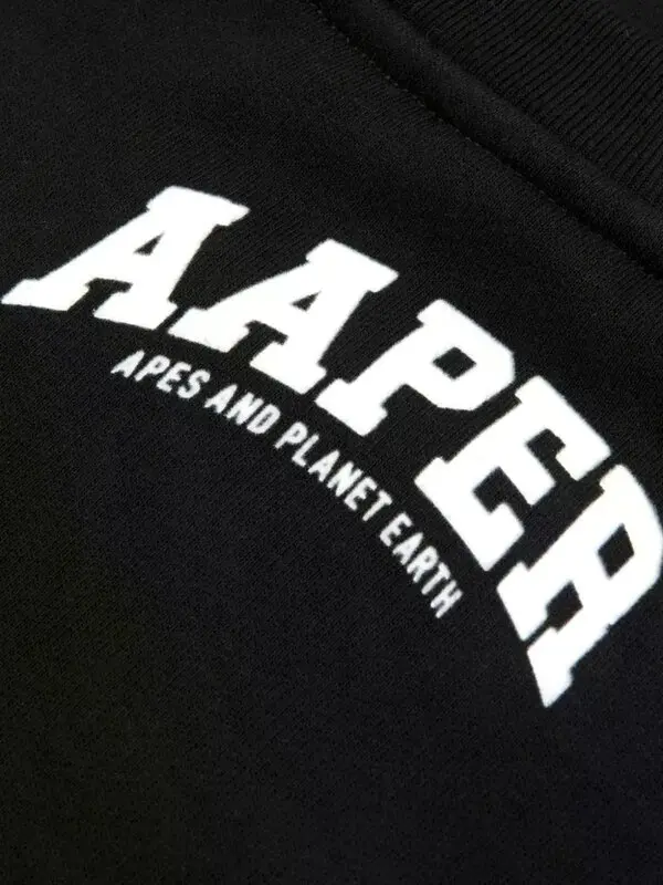 AAPE BY *A BATHING APE Aaper Crew-neck Sweatshirt - Black