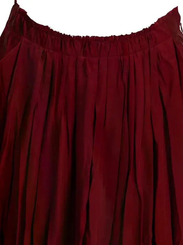 SA SU PHI Pleated Maxi Skirt With Elasticated Waist
