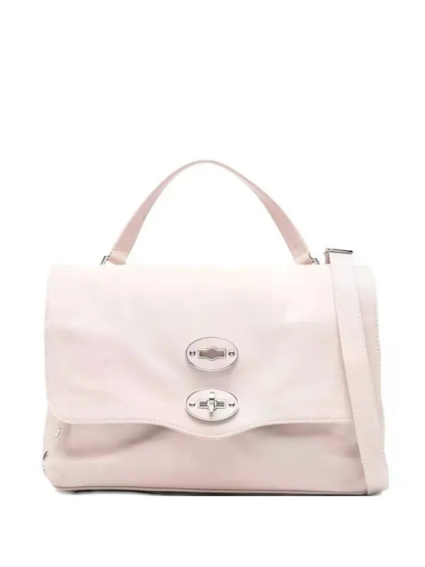 ZANELLATO Small Postina Studded Leather Tote Bag - Pink