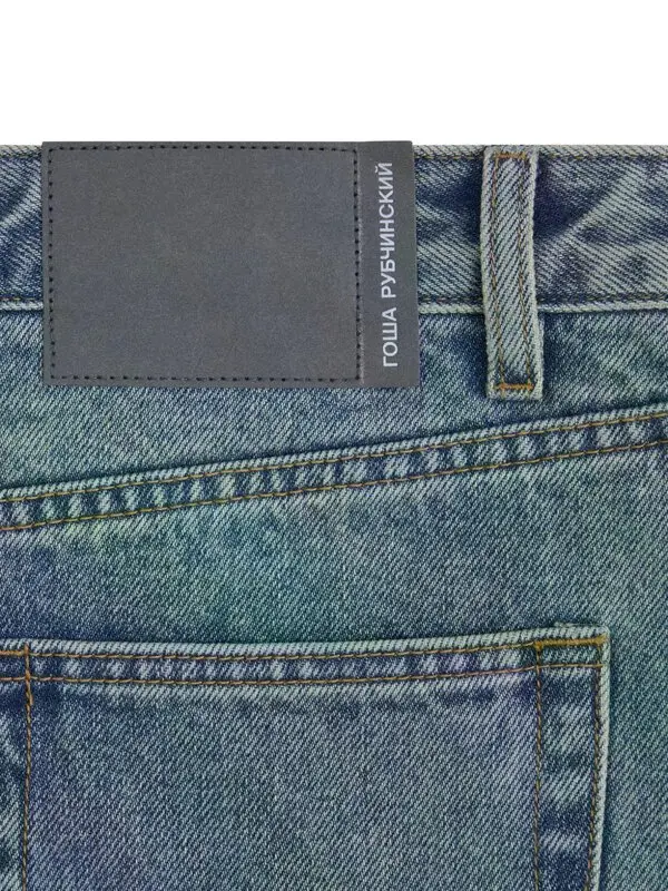 Gosha Rubchinskiy Straight-leg Jeans With Faded Effect