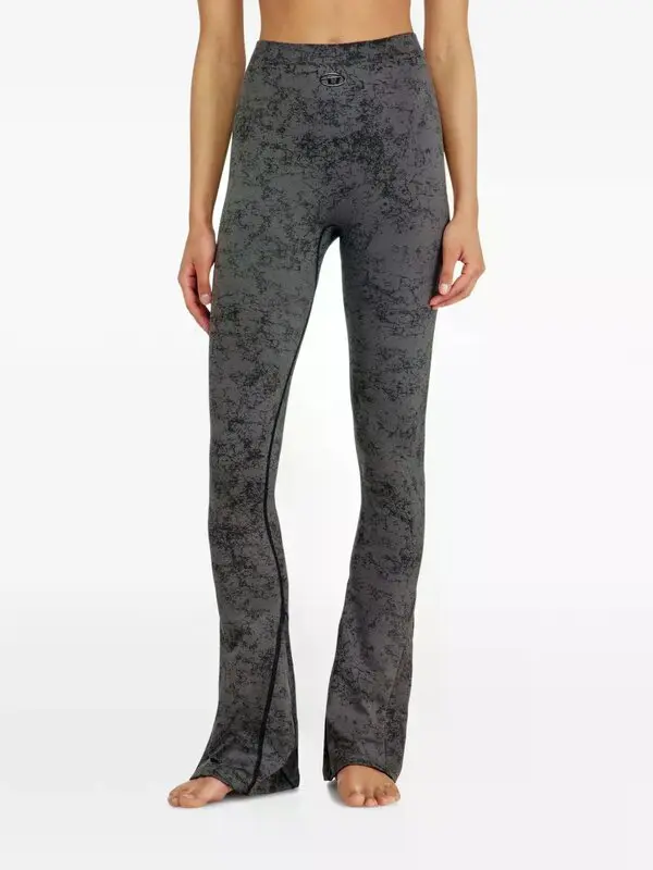 DIESEL® Fared Printed Leggings
