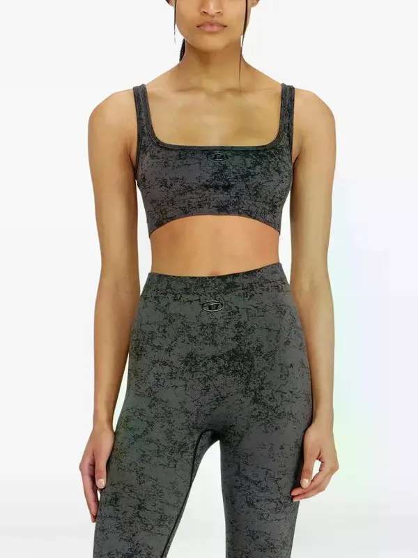 DIESEL® Printed Seamless Sports Bra