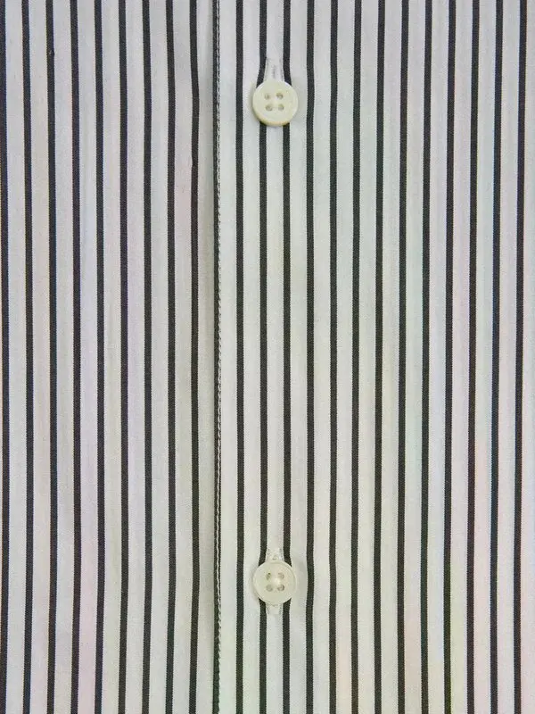Gosha Rubchinskiy Vertical-stripe Chest-pocket Shirt