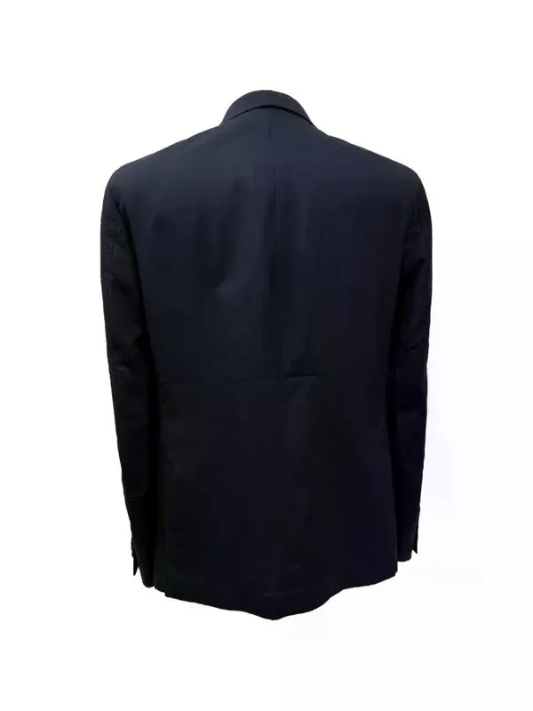 Ermenegildo Zegna Single-breasted Stitch-detailed Blazer