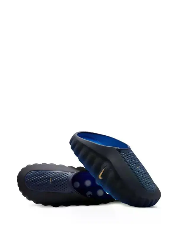 Nike Mind 001 Perforated Slip-on Slides - Blue