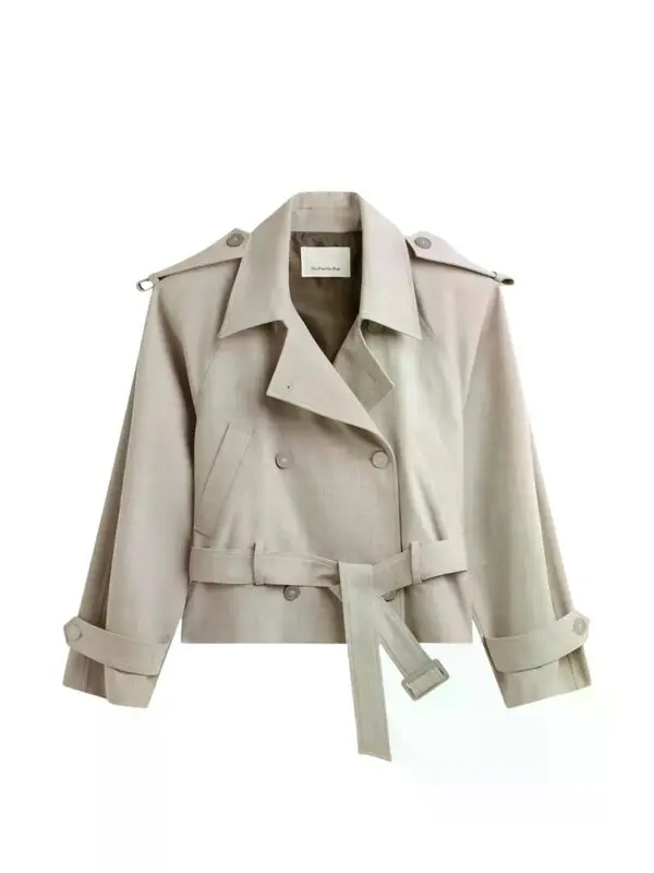 THE FRANKIE SHOP Belted Double-breasted Jacket