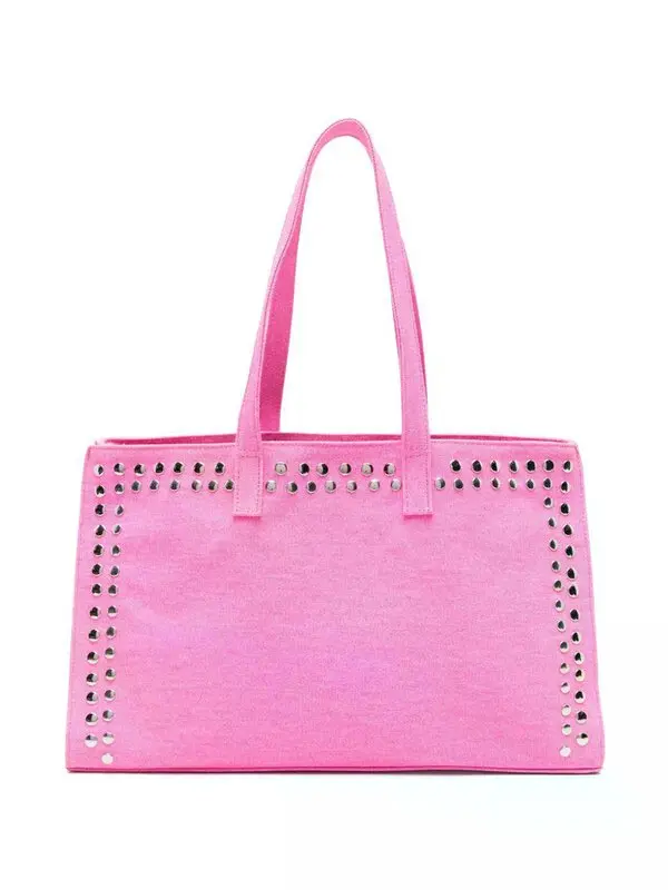 Gimaguas Stud-embellished Tote Bag - Pink